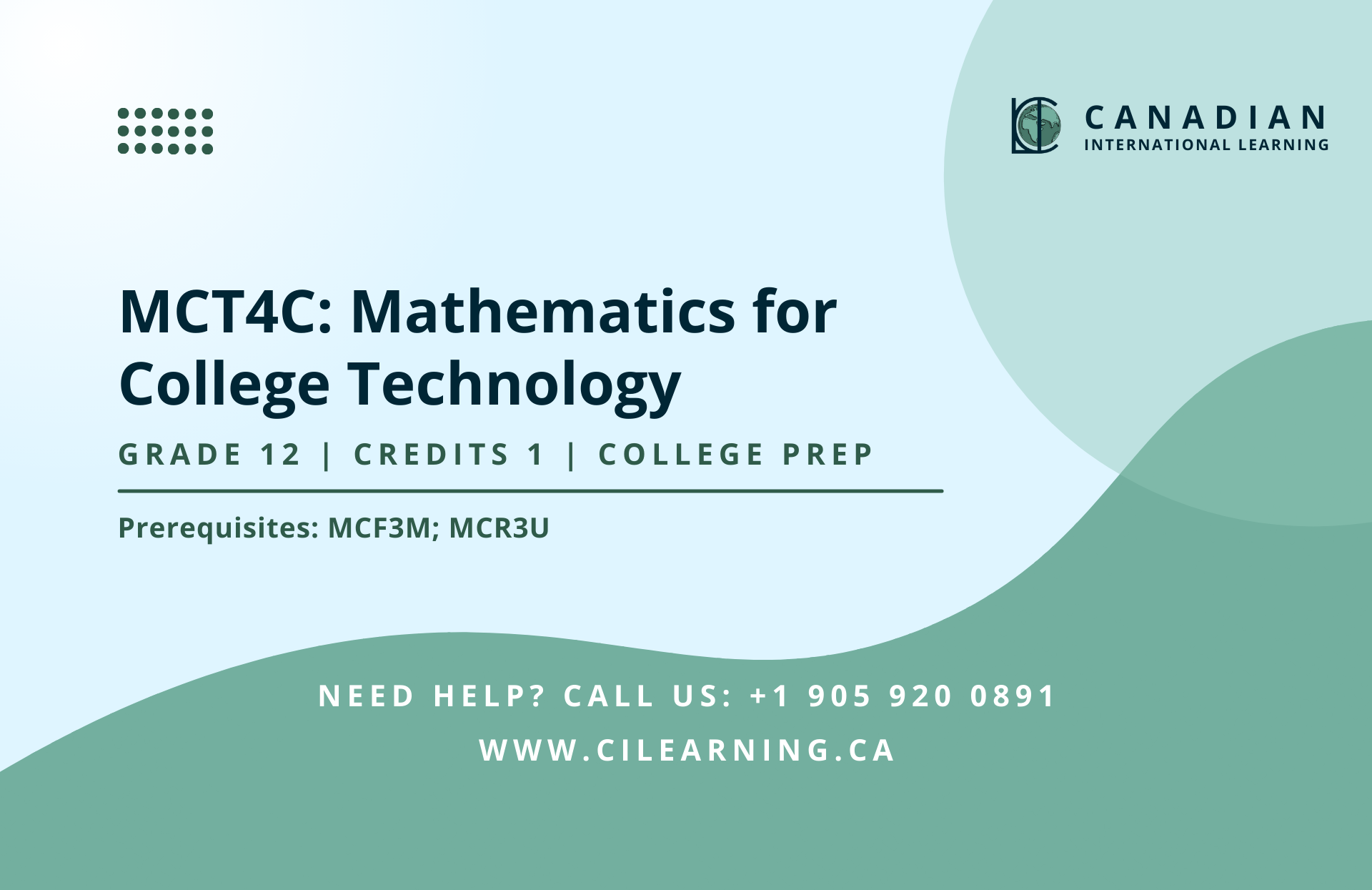 MCT4C – Canadian International Learning